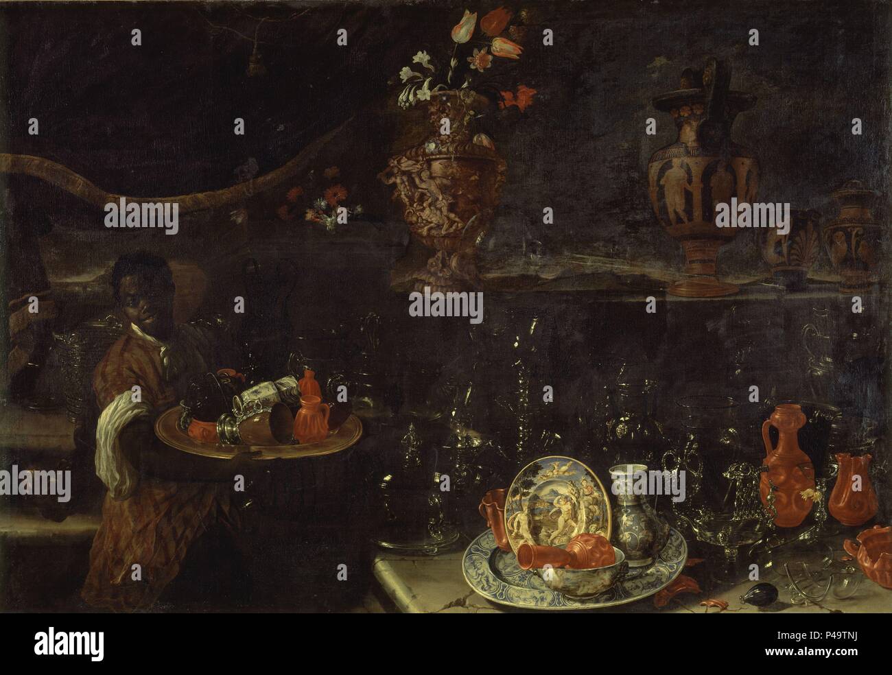 BODEGON DEL NEGRO O BODEGON CON SIRVIENTE - 1679 - OLEO/LIENZO - 255 x ...