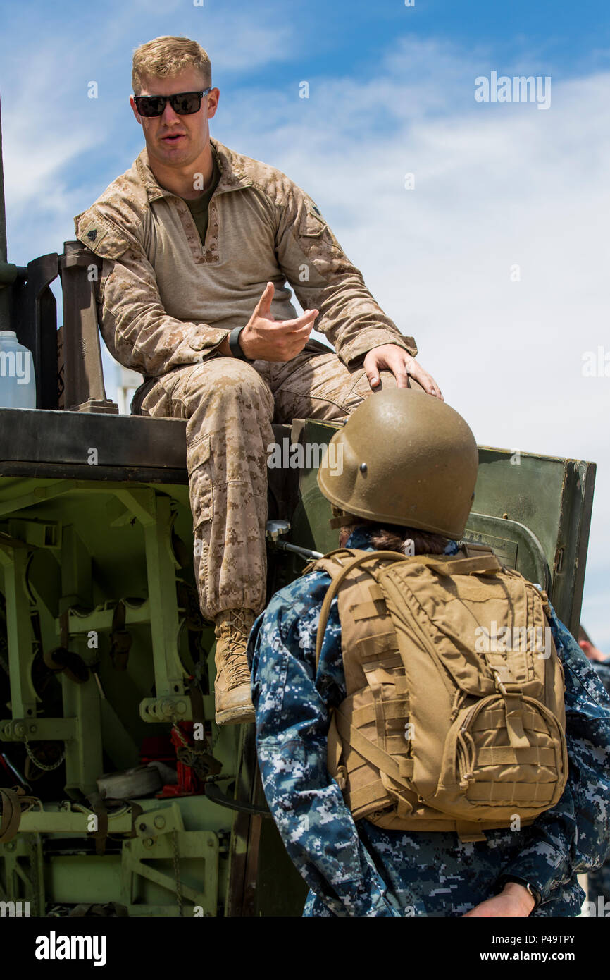 U.S. Marine Corps Sgt. Brant Vogt, a tube launched optical guided ...