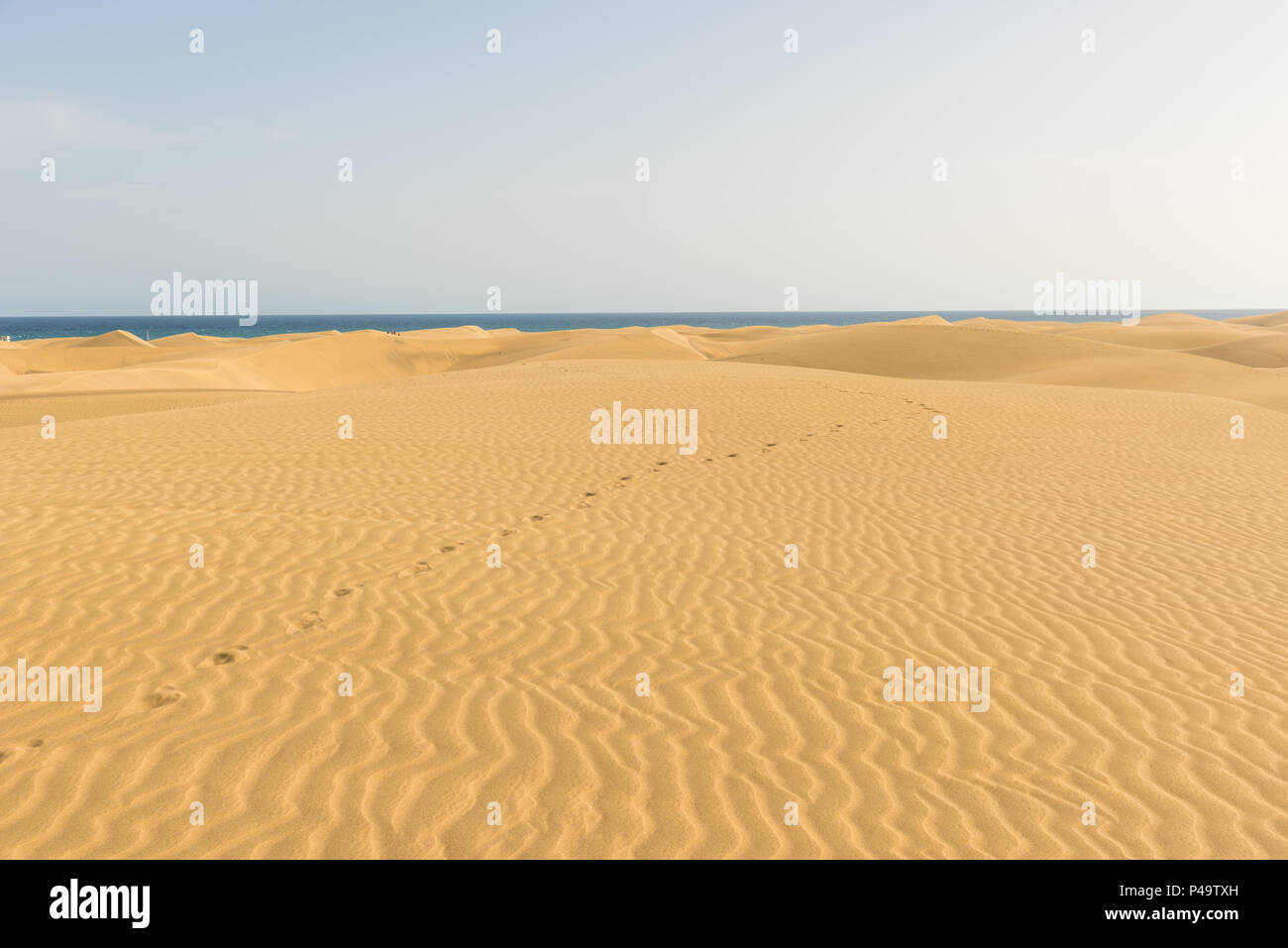 Desert - beautiful landscape with sand dunes Stock Photo - Alamy