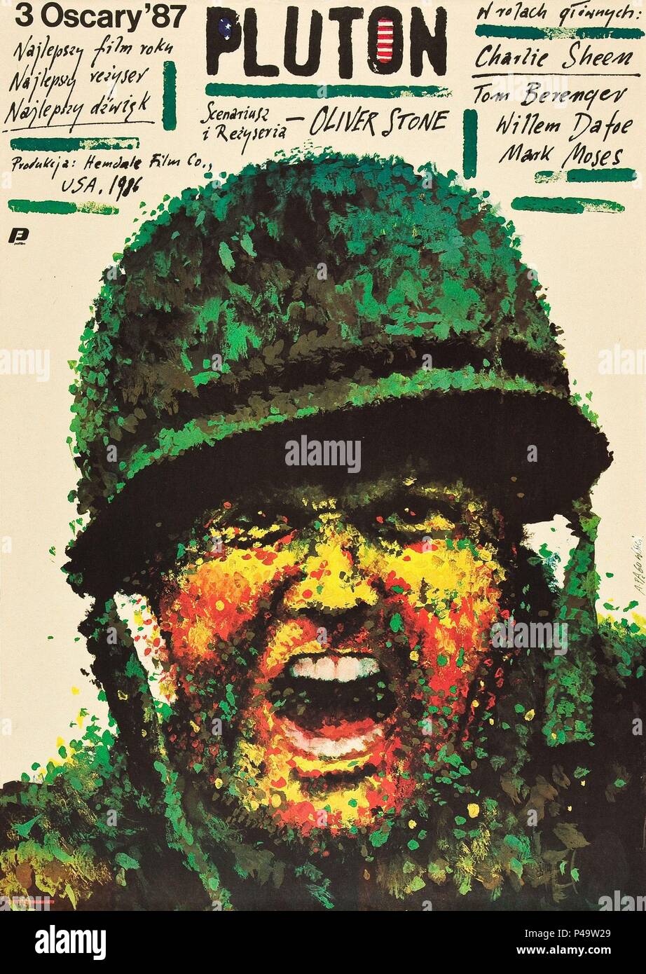 Original Film Title: PLATOON. English Title: PLATOON. Film Director ...