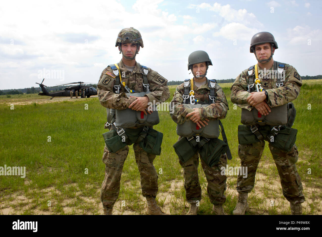 982nd Combat Camera Company paratroopers: Sgt. Austin Berner, Spc ...