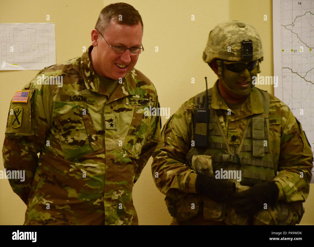 The Adjutant General, Maj. Gen. Arthur Logan and Lt. Col. Jonathan ...