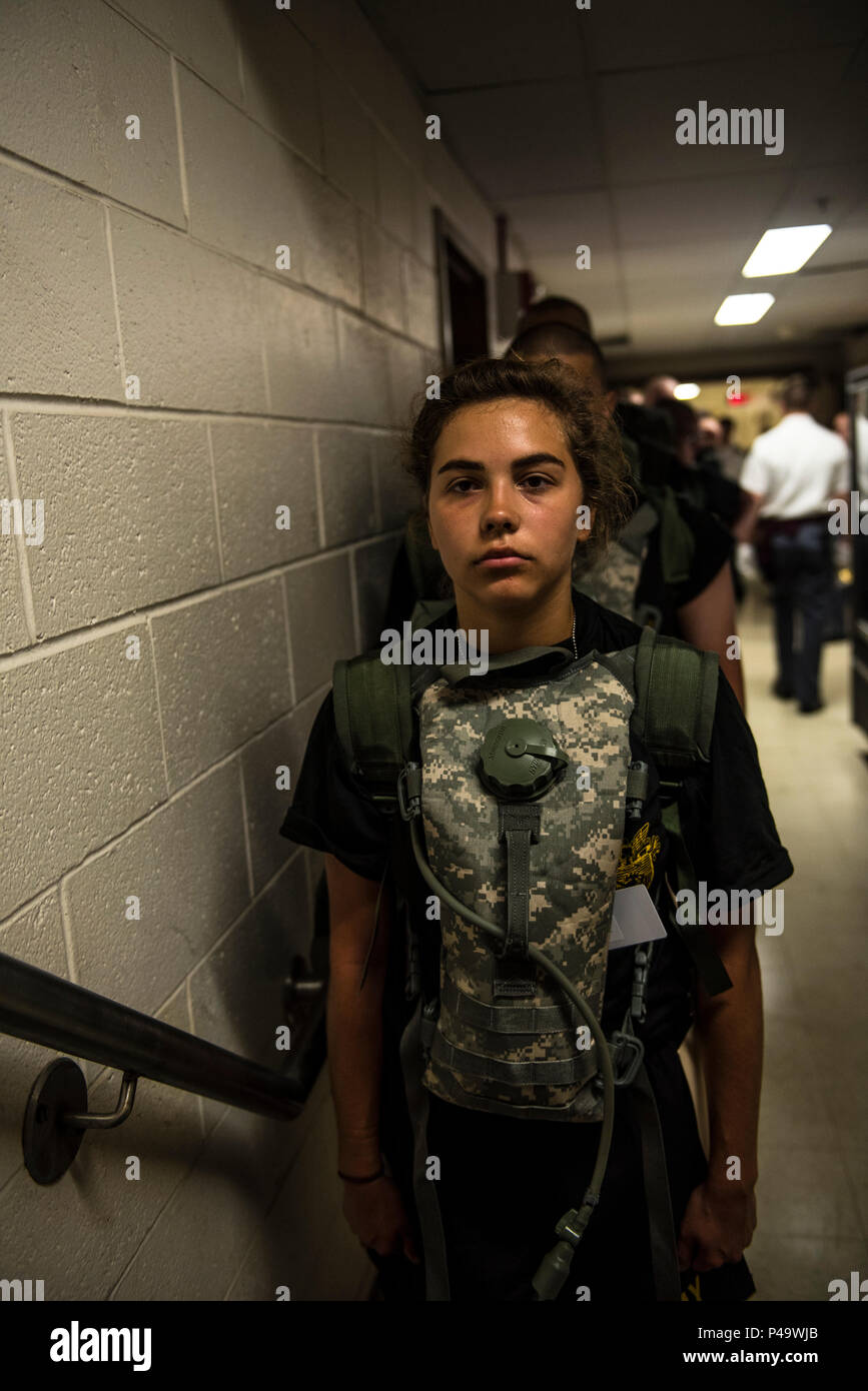Future Cadets at the U.S. Military Academy at West Point, N.Y., line up ...