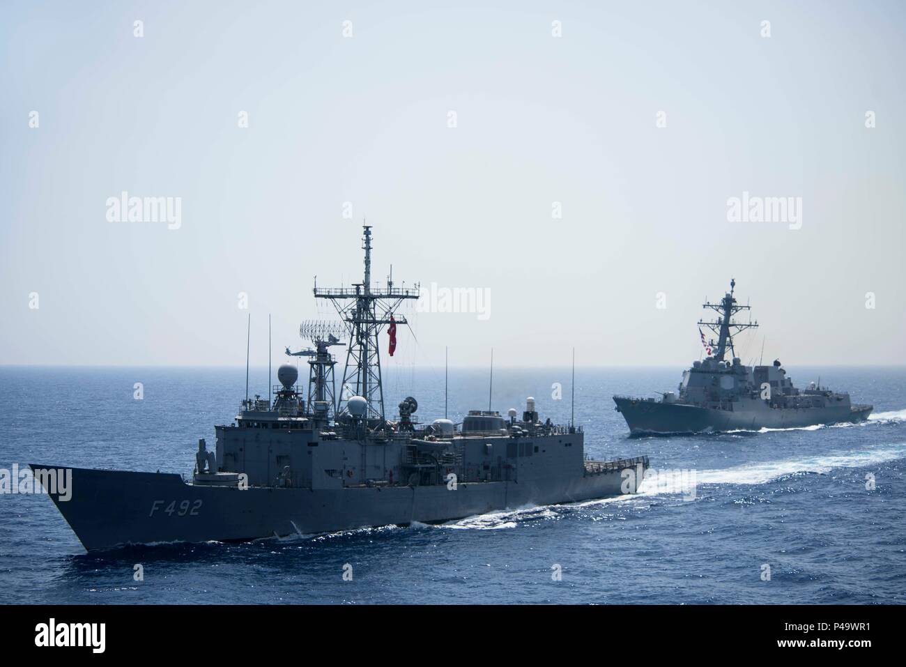 160625-N-OR652-305 MEDITERRANEAN SEA (June 25, 2016) – The Turkish G ...