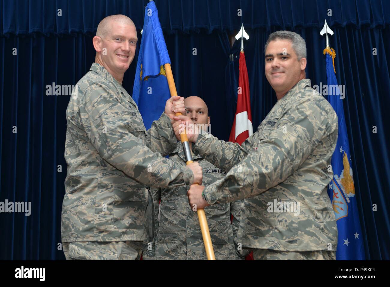 U.S. Air Force Lt. Col. Erin McDonald, 39th Communications Squadron ...