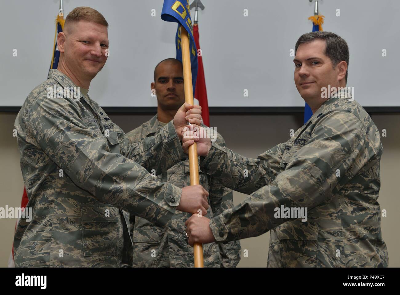 U.S. Air Force Lt. Col. Robert Grant, 39th Operations Support Squadron ...