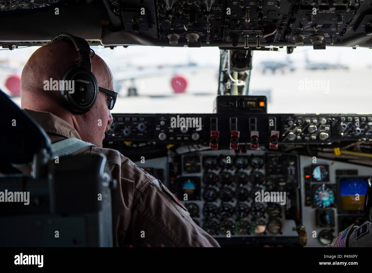 Capt. Timothy Stapleton, a KC-135 Stratotanker pilot assigned to the ...