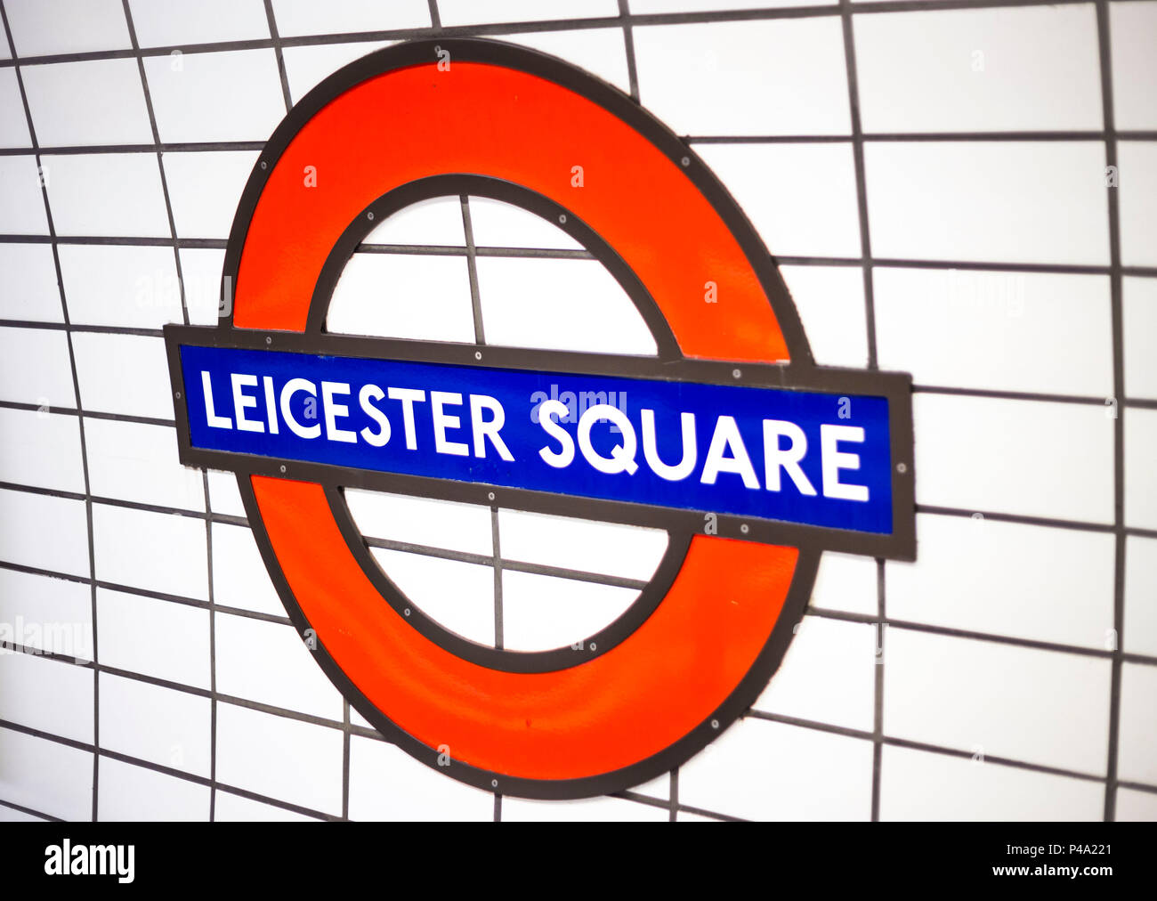 Leicester Square Tube Station London High Resolution Stock Photography ...