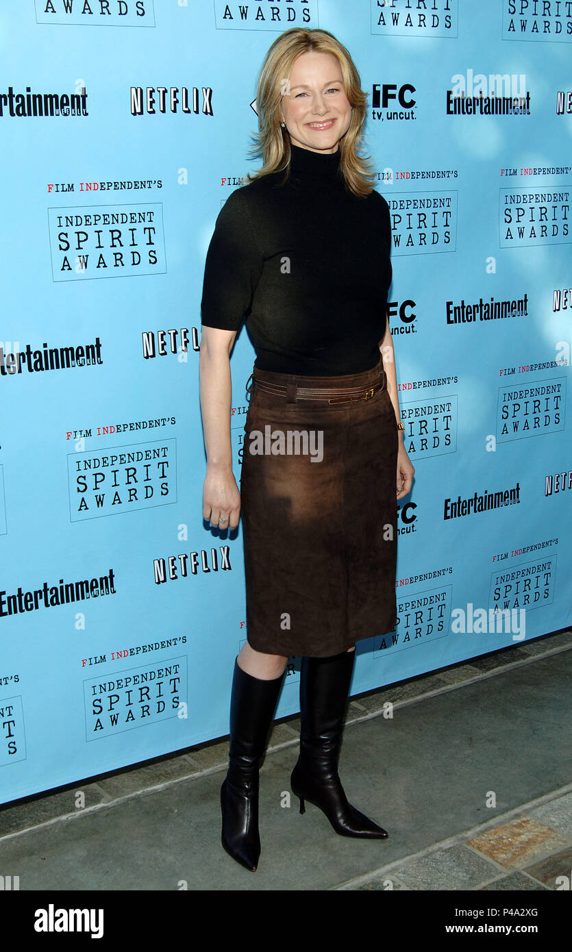 Laura Linney at the Nominations for the 2006 Independent Spirit Awards ...