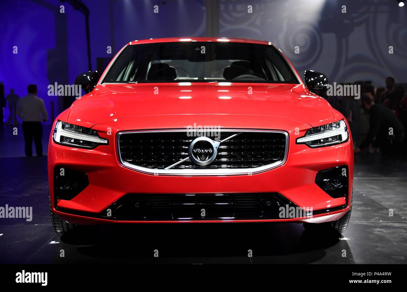 Charleston, USA. 20th June, 2018. A new Volvo S60 model sedan is ...