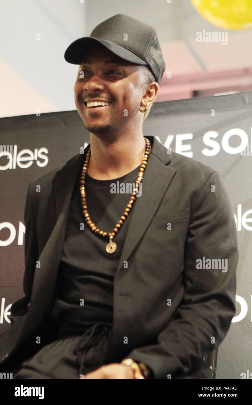 New York, New York, USA. 20th June, 2018. Designer/DJ Jerome Laamar aka ...