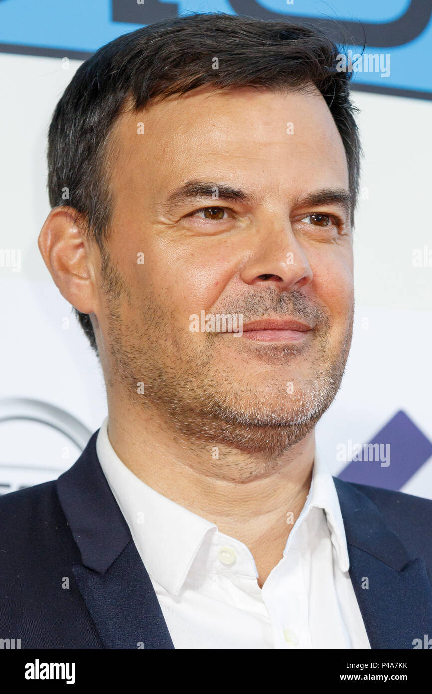 French director Francois Ozon poses for the cameras during a red carpet ...