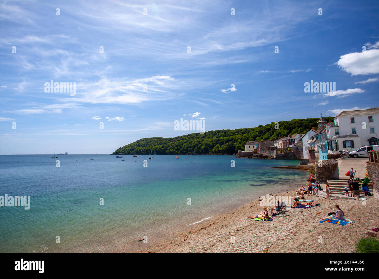 Rame Peninsula, Cornwall, UK Weather. As a high pressure moves in ...