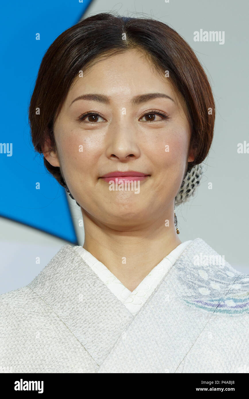 Japanese actress and Festival Muse Takako Tokiwa poses for the cameras during a red carpet ...