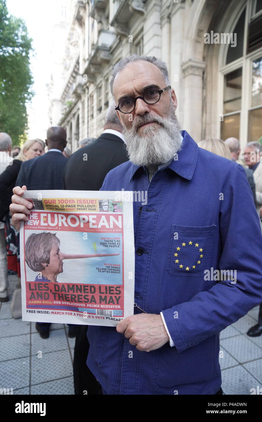 London, UK. 21 June 2018.David Nicholas Wilkinson, director of ...
