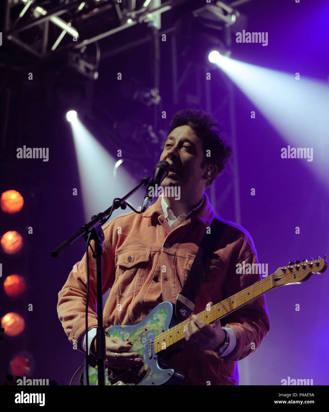 Isle of Wight Festival Day 1 - Matthew Murphy lead singer with The ...
