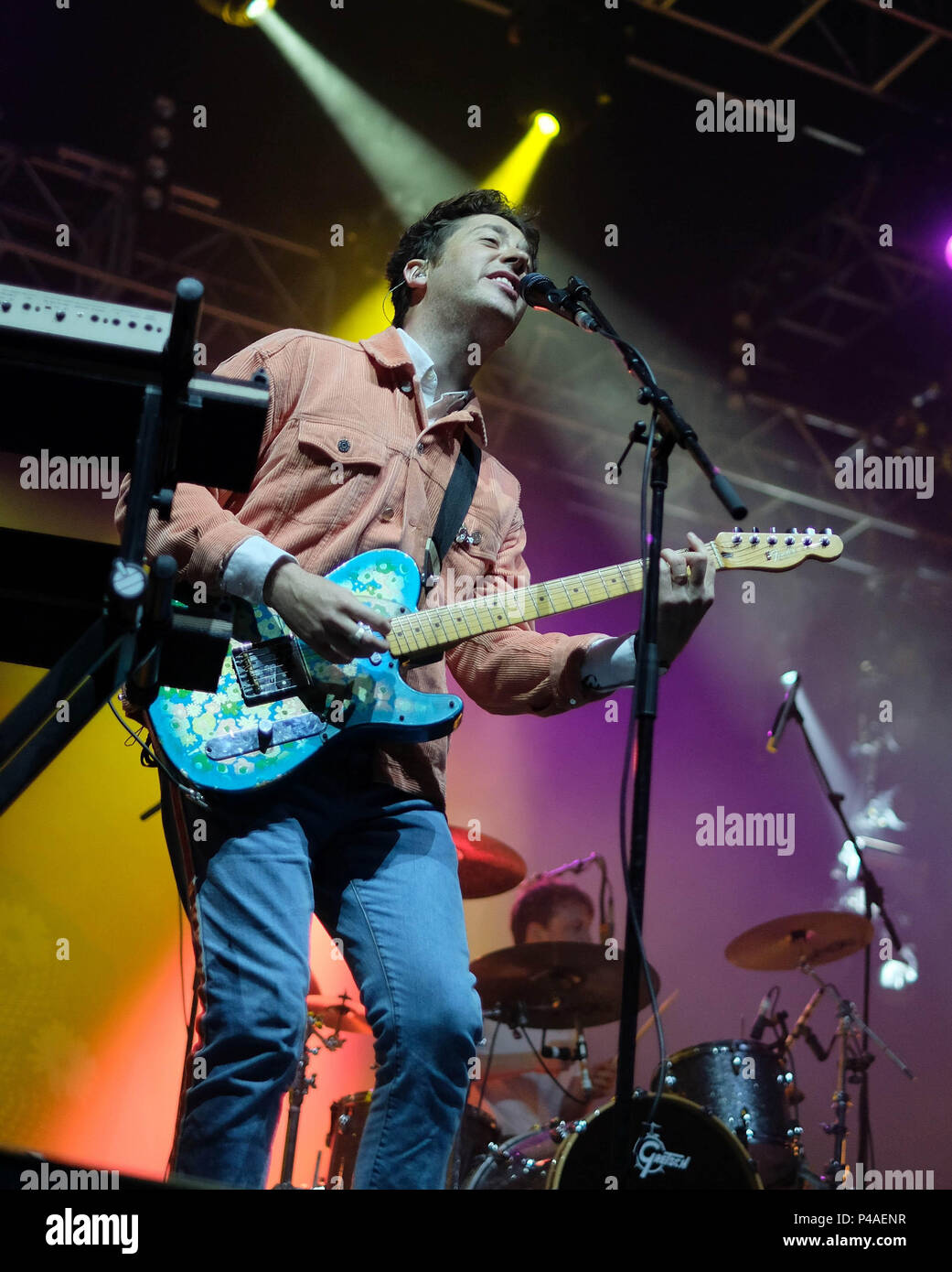 Isle of Wight Festival Day 1 - Matthew Murphy lead singer with The ...