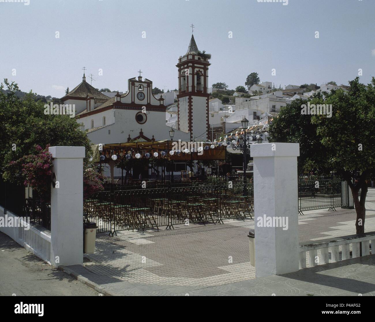 PLAZA MAYOR-FIESTA. Location: EXTERIOR, PRADO DEL REY, SPAIN Stock ...