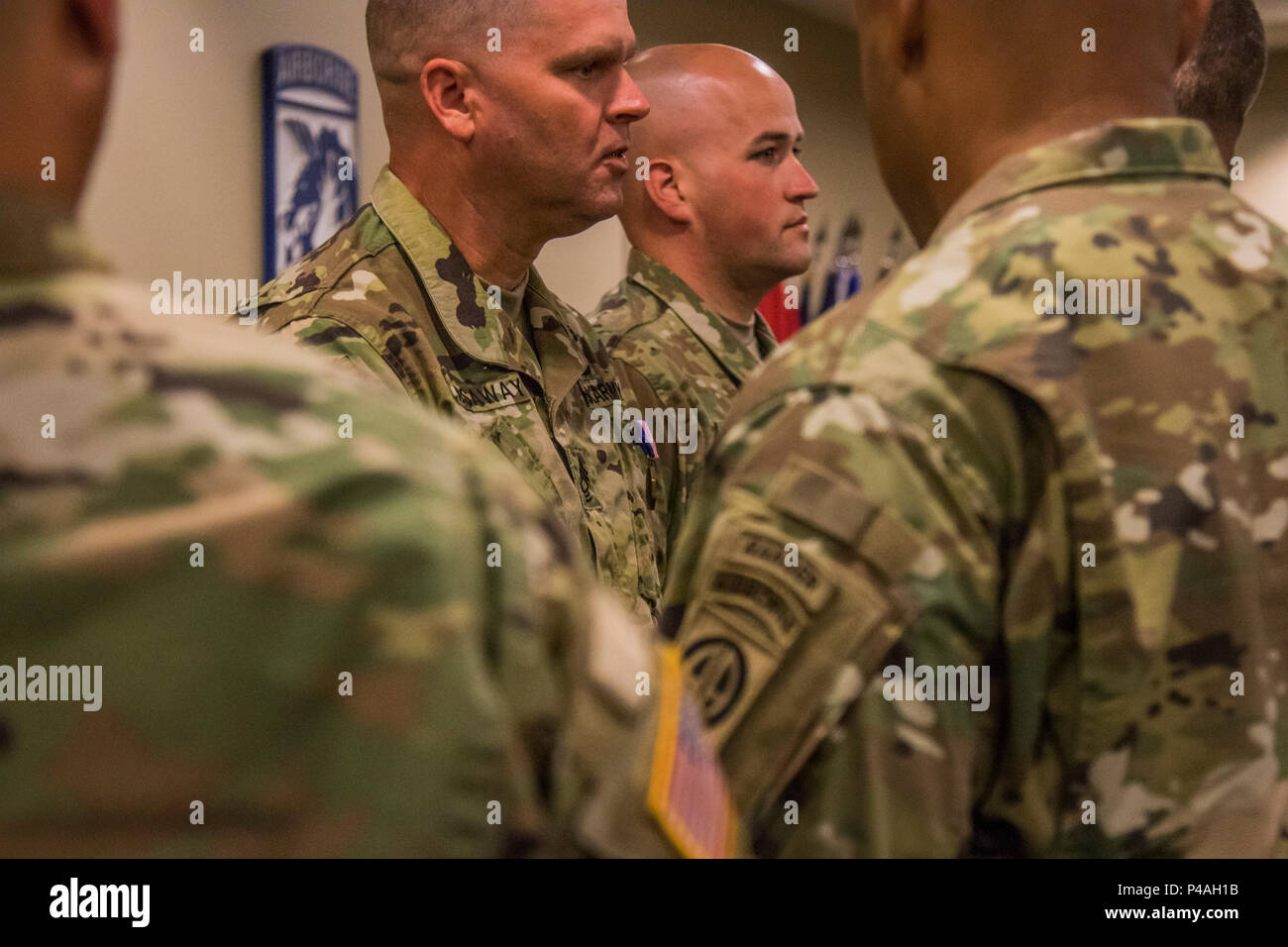 The Soldier's Medal is presented to Master Sgt. Jeffrey Gassaway, 16th ...