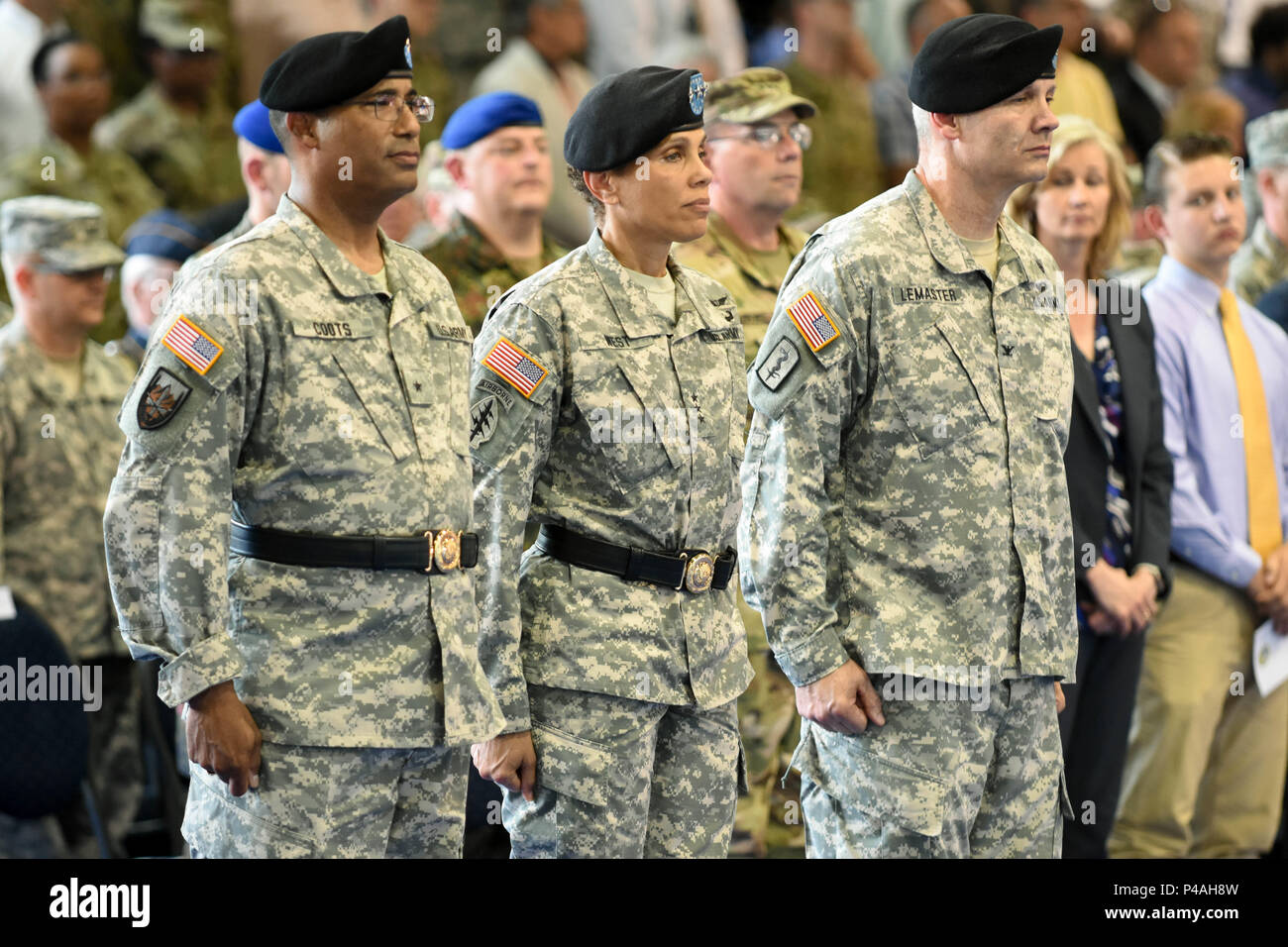 (From left to right) Brig. Gen. Norvell Coots, Regional Health Command ...
