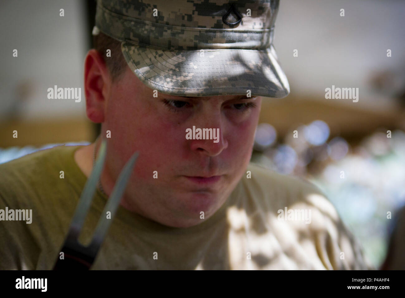 Pfc. Jordan Myers, a U.S. Army Reserve culinary specialist from Canal ...