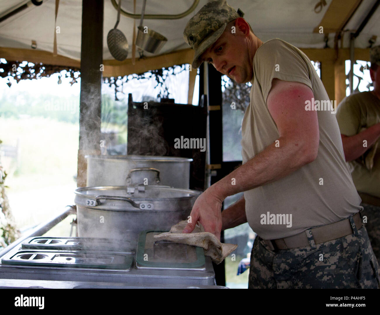 Spc. Sean Dubois, a U.S. Army Reserve culinary specialist from Euclid ...