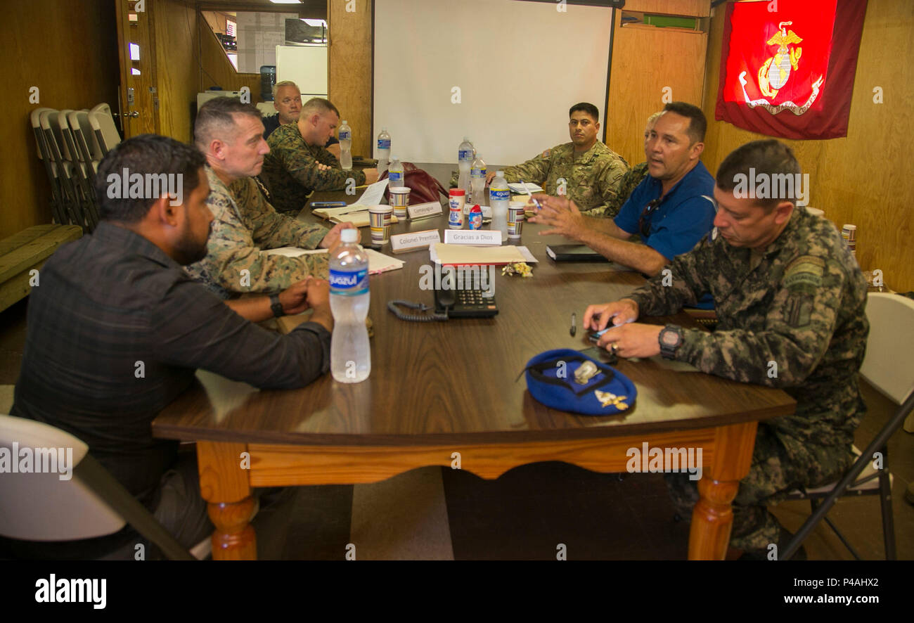 Governor Alberto Samuel Haylock, governor of Gracias a Dios, addresses ...