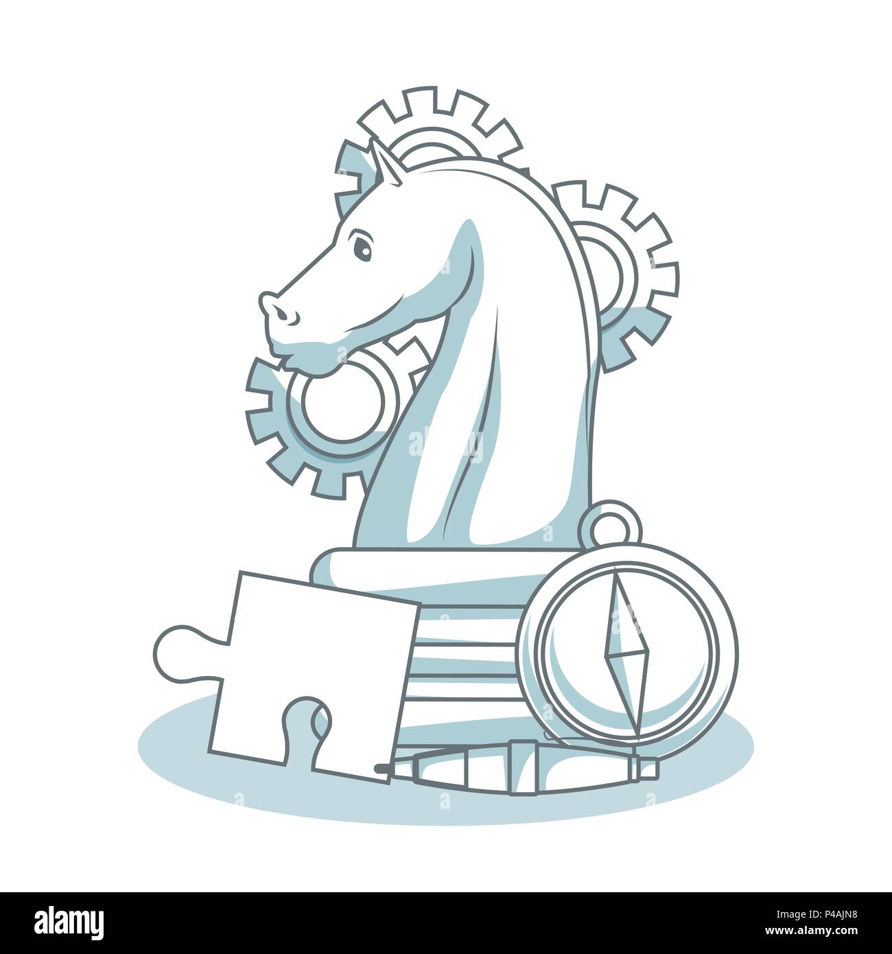 Chess game elements Stock Vector Image & Art - Alamy