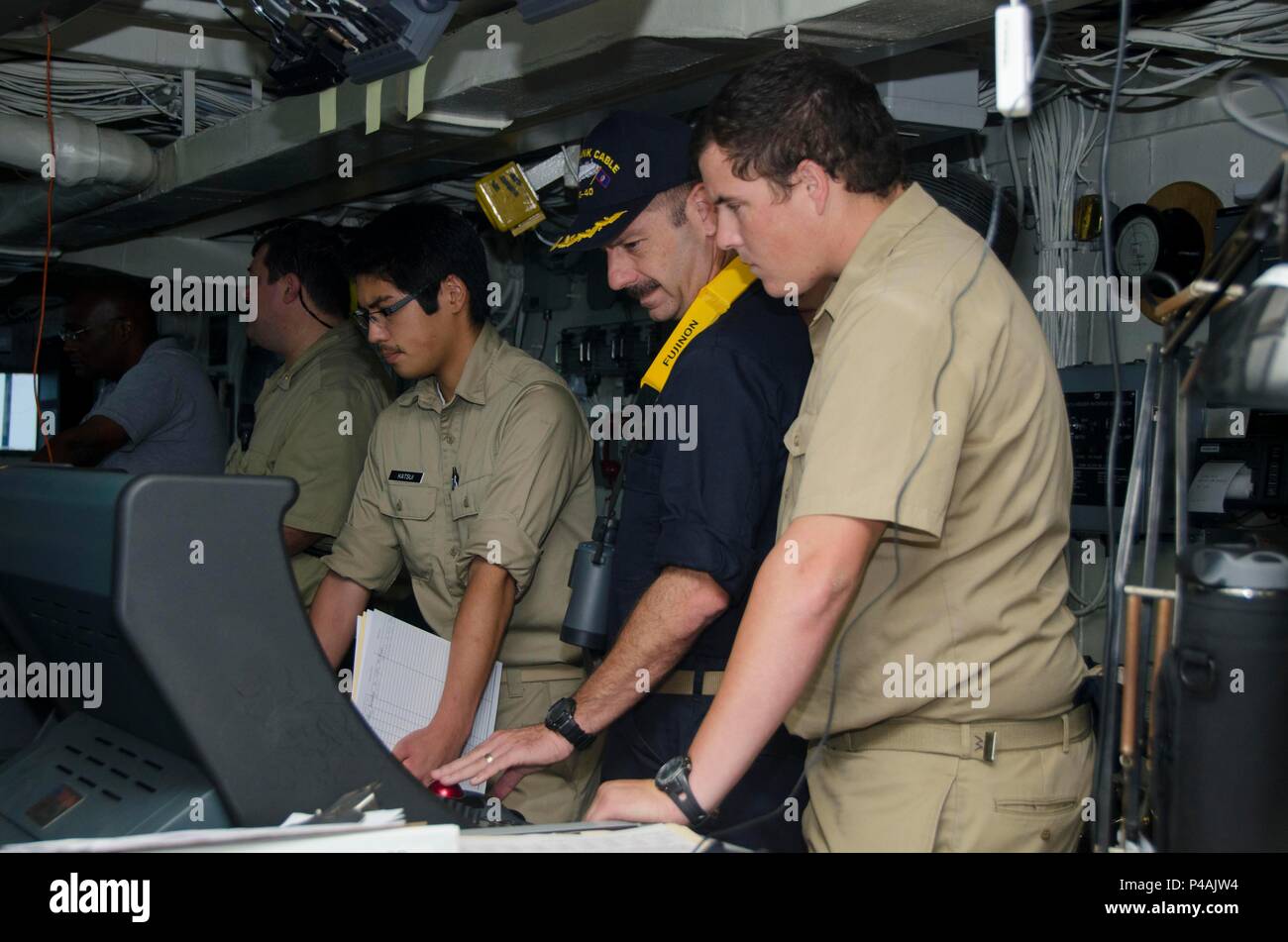 CEBU, Philippines (June 21, 2016) Capt. Drew St. John, commanding ...