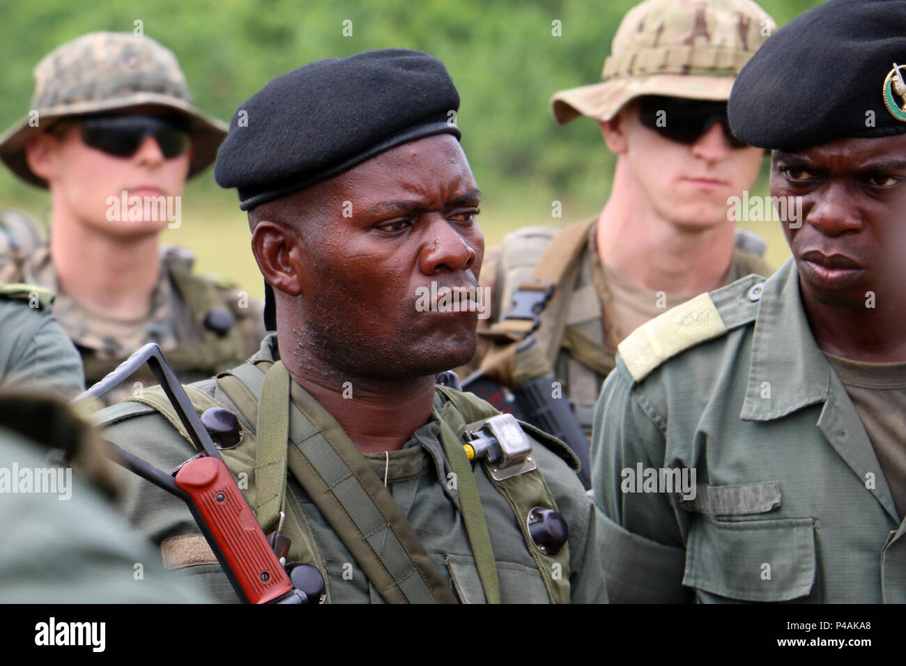 Congolese Armed Forces and U.S. Army Soldiers with 3rd Battalion, 7th ...