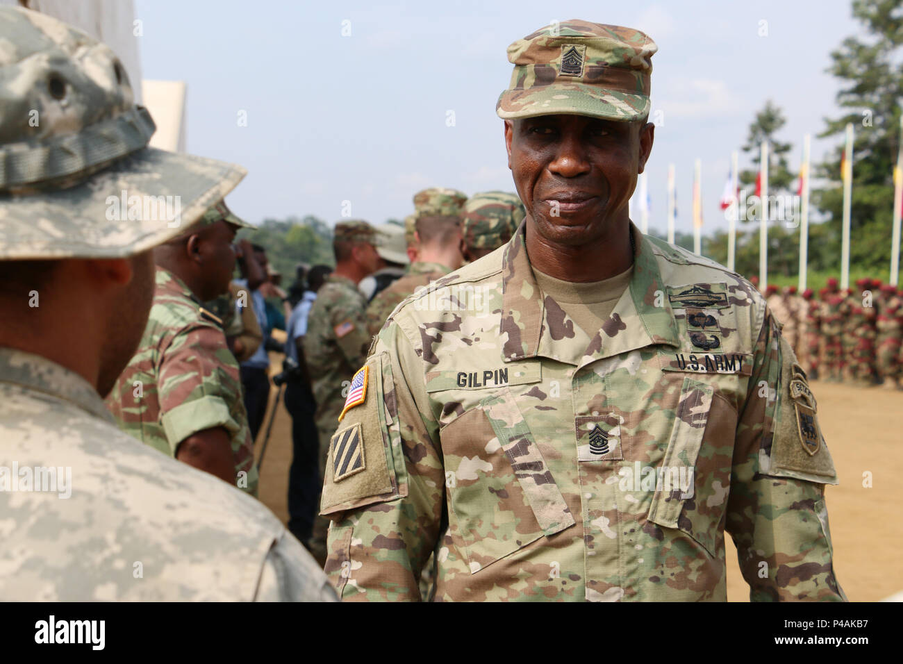 U.S. Army Command Sgt. Maj. Michael G. Gilpin, command sergeant major ...