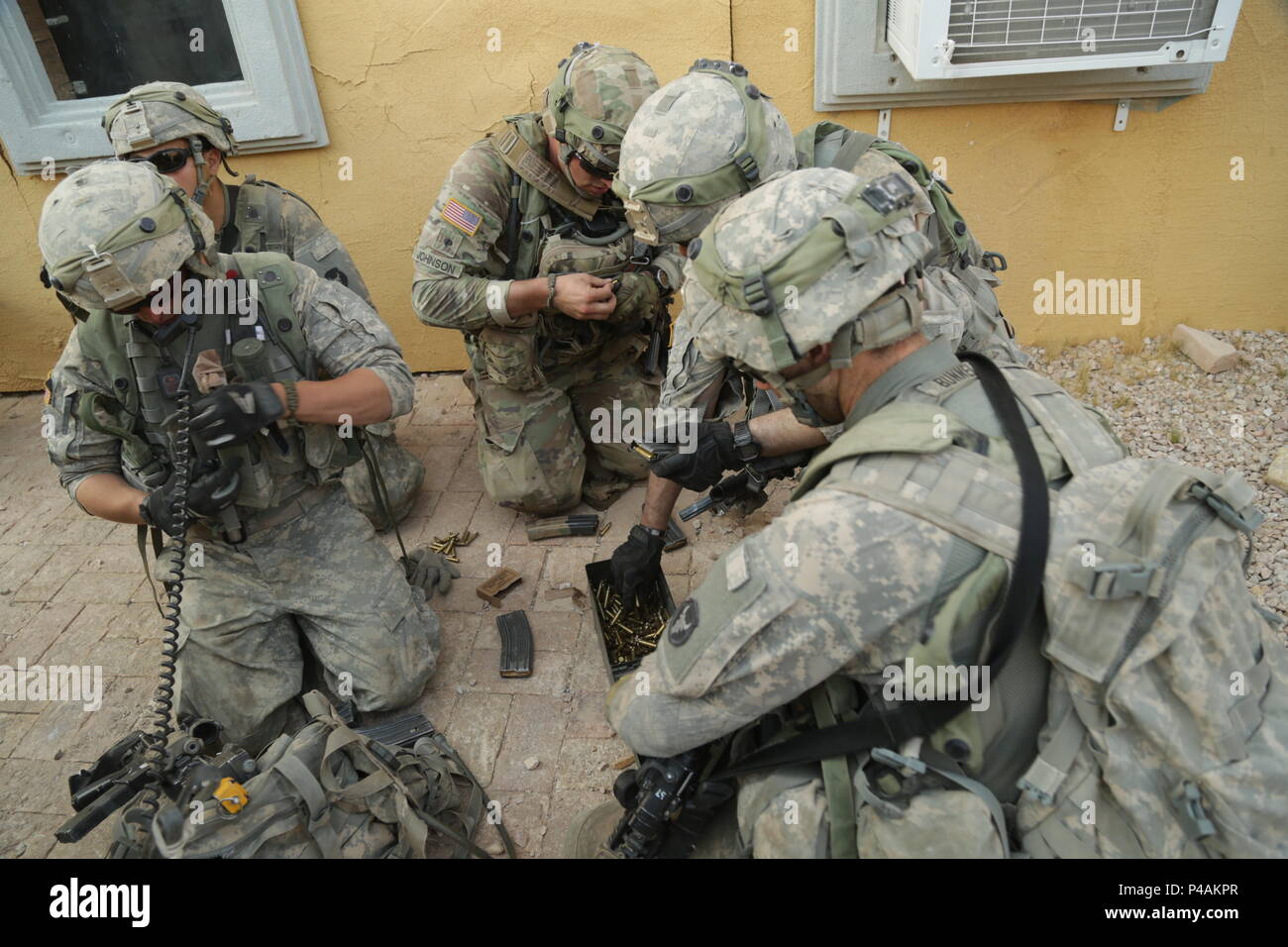 U.S. Army Soldiers, assigned to 1st Combined Arms Battalion, 194th ...