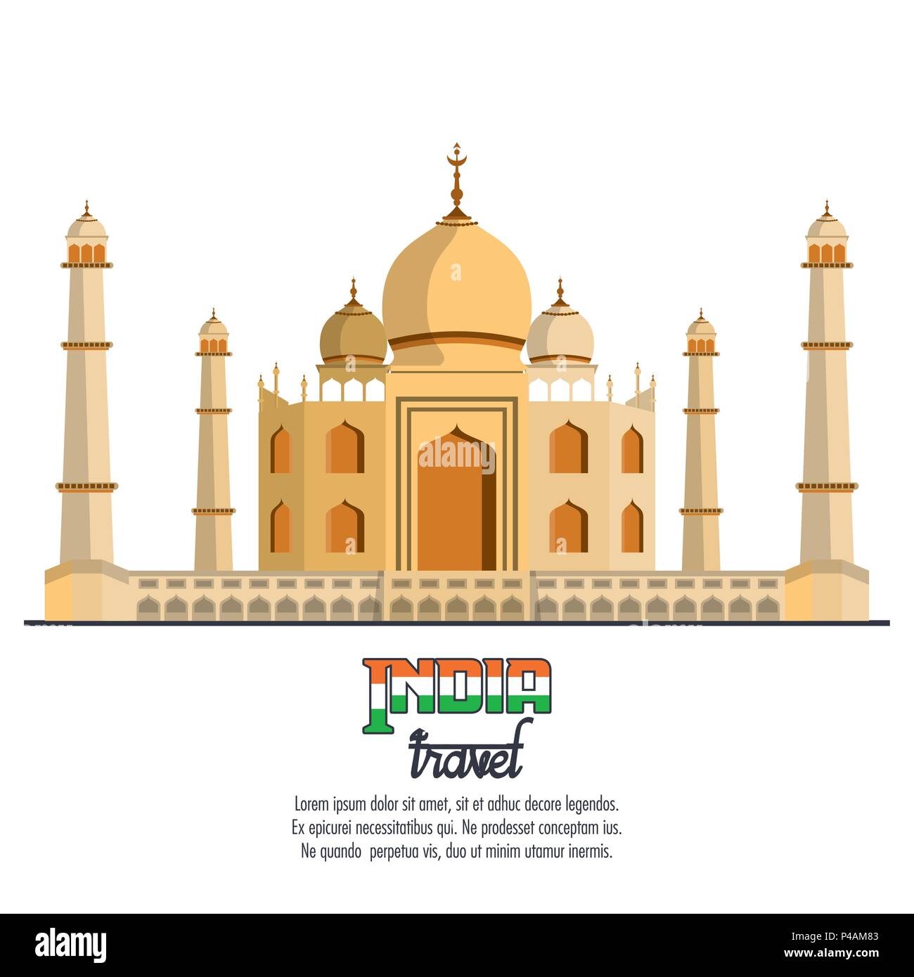 India travel card Stock Vector Image & Art - Alamy