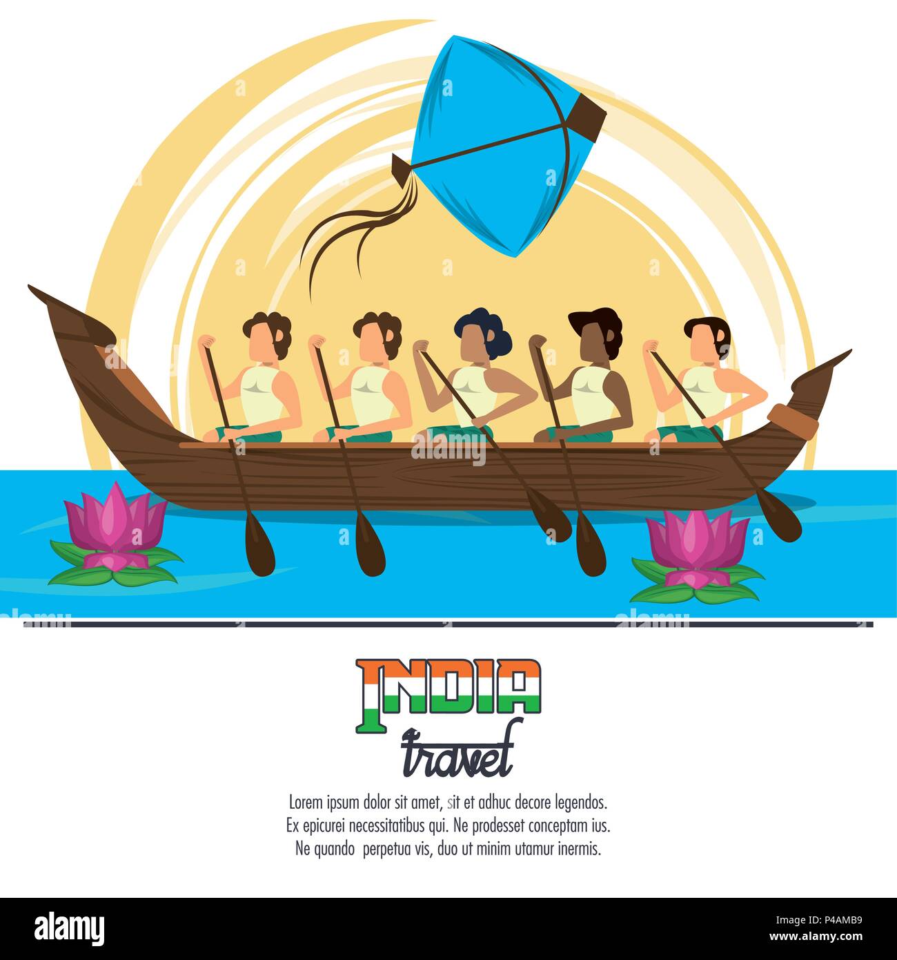 India travel card Stock Vector Image & Art - Alamy