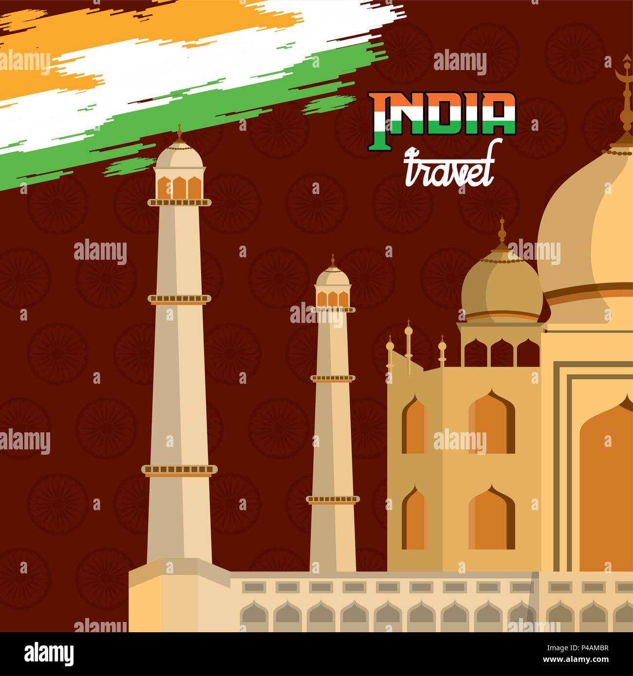 India travel card Stock Vector Image & Art - Alamy