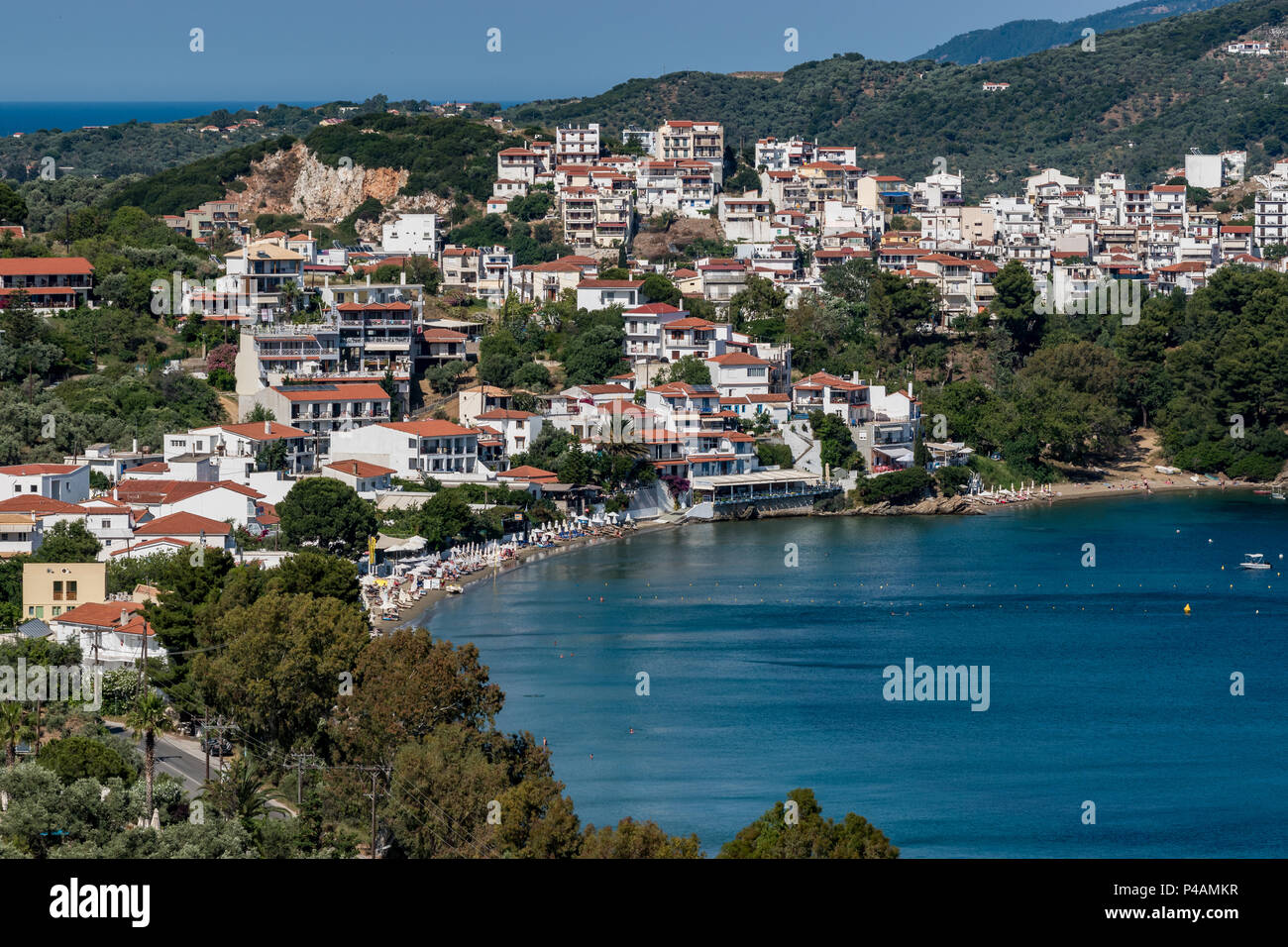 Megali Ammos on the Greek island of Skiathos Stock Photo - Alamy