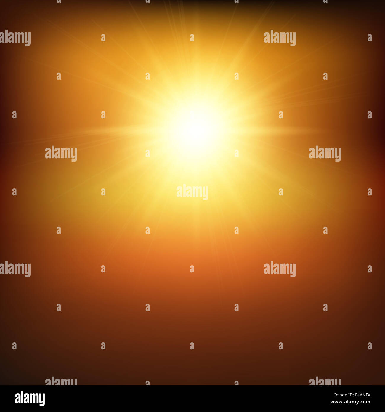 Sunshine background with hot colours Stock Photo - Alamy