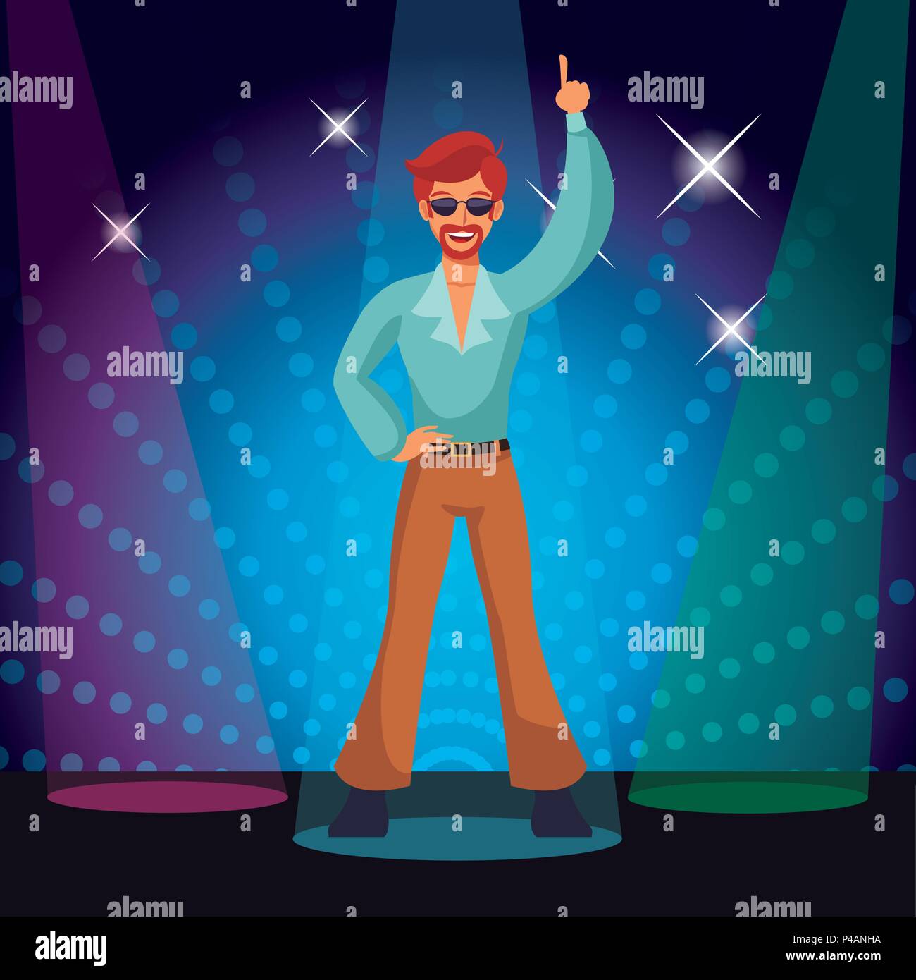 1980's disco dancing hi-res stock photography and images - Alamy