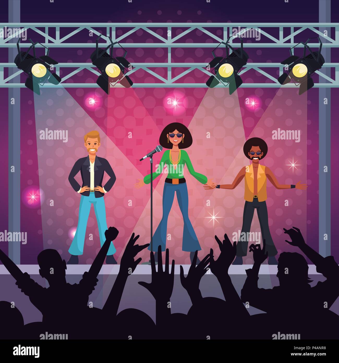 Music concert stage Stock Vector Image & Art - Alamy