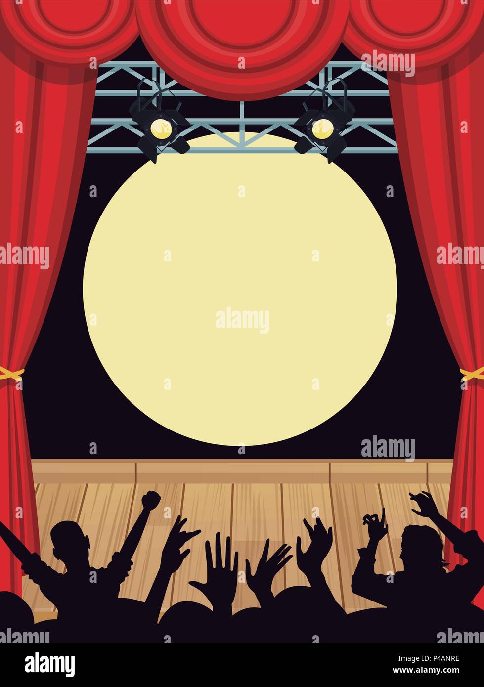 Music fans Stock Vector Images - Alamy
