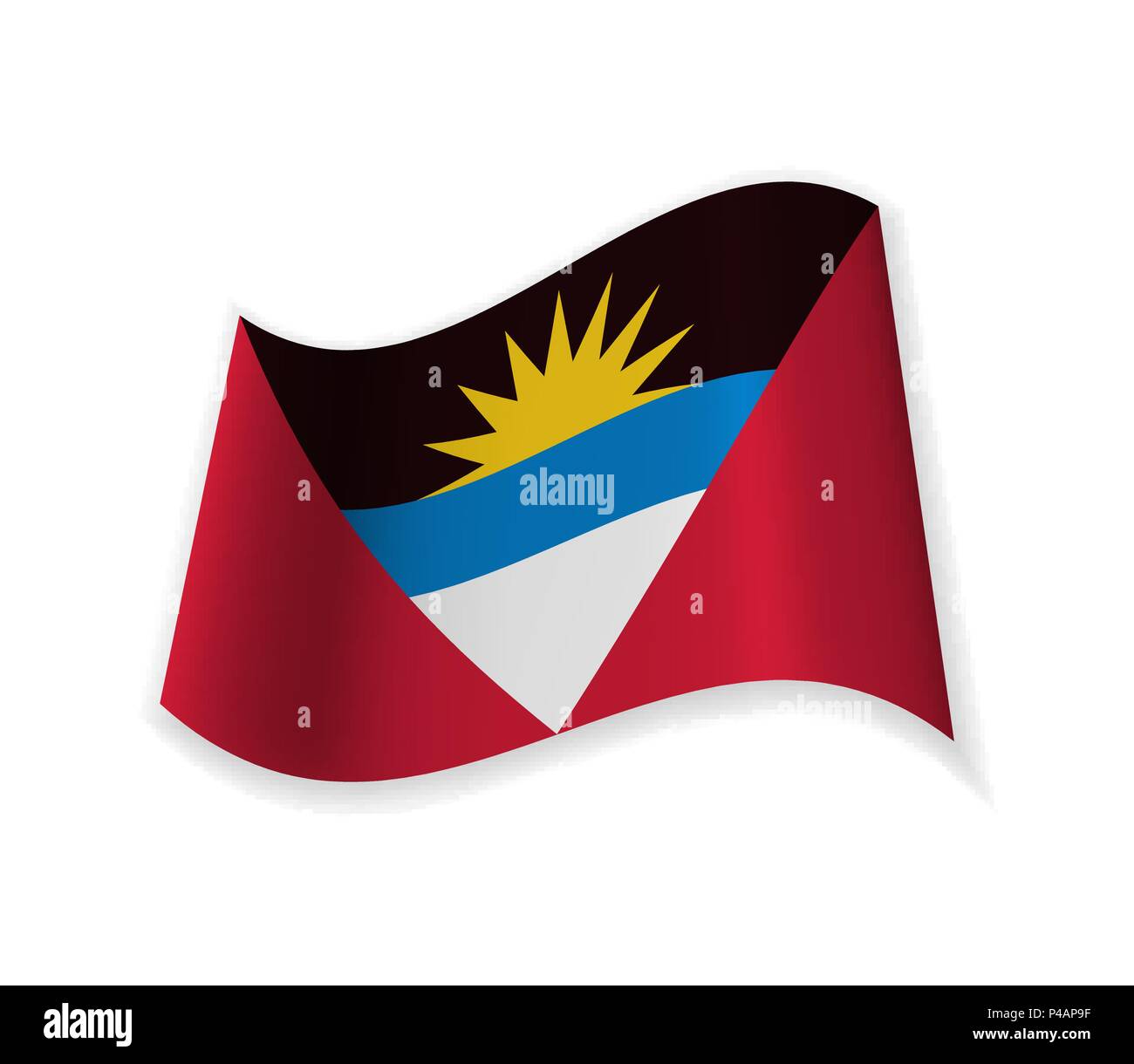 Barbuda government flag Stock Vector Images - Alamy