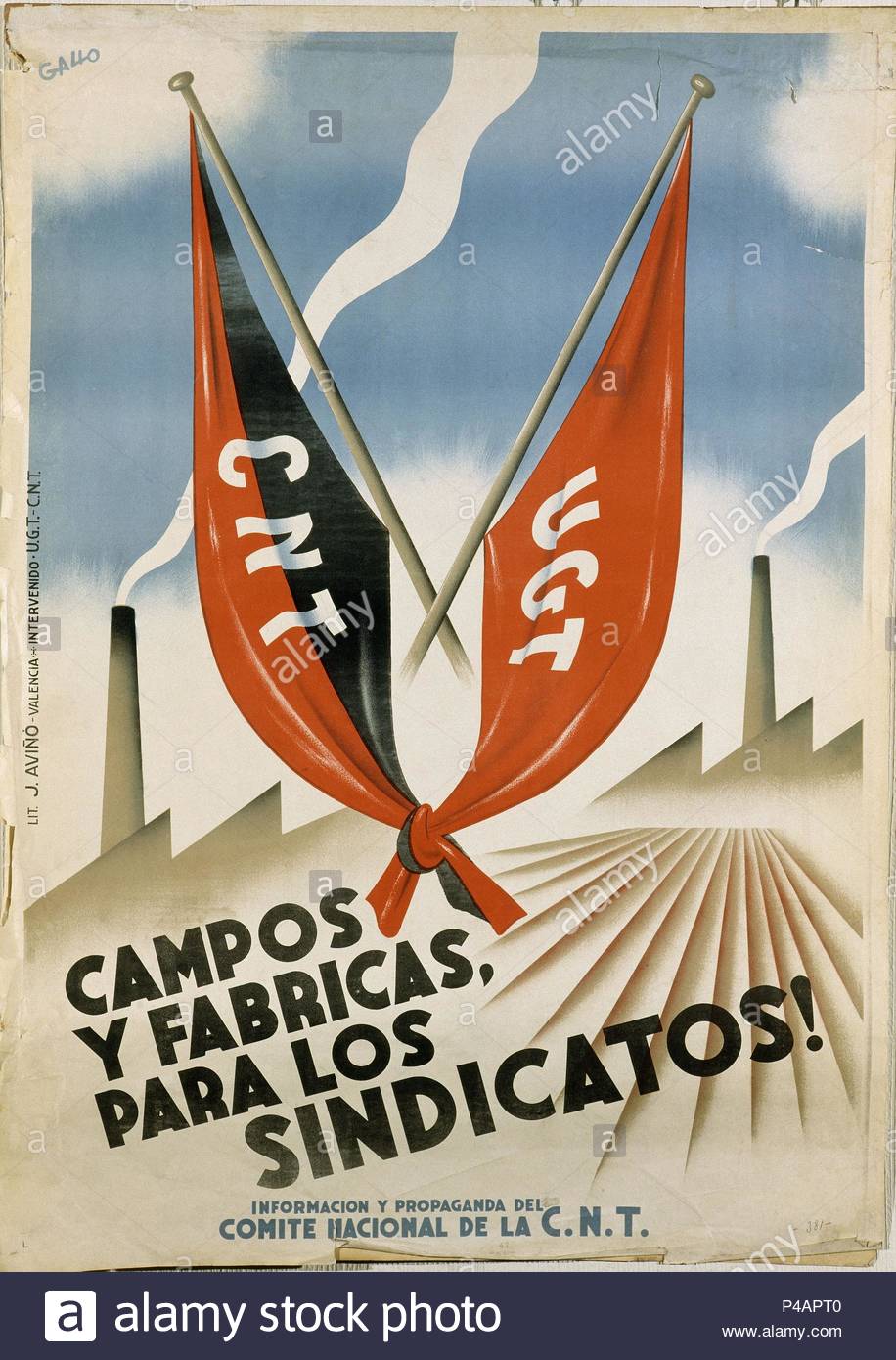 Spanish Civil War Poster Propaganda Stock Photos & Spanish Civil War ...