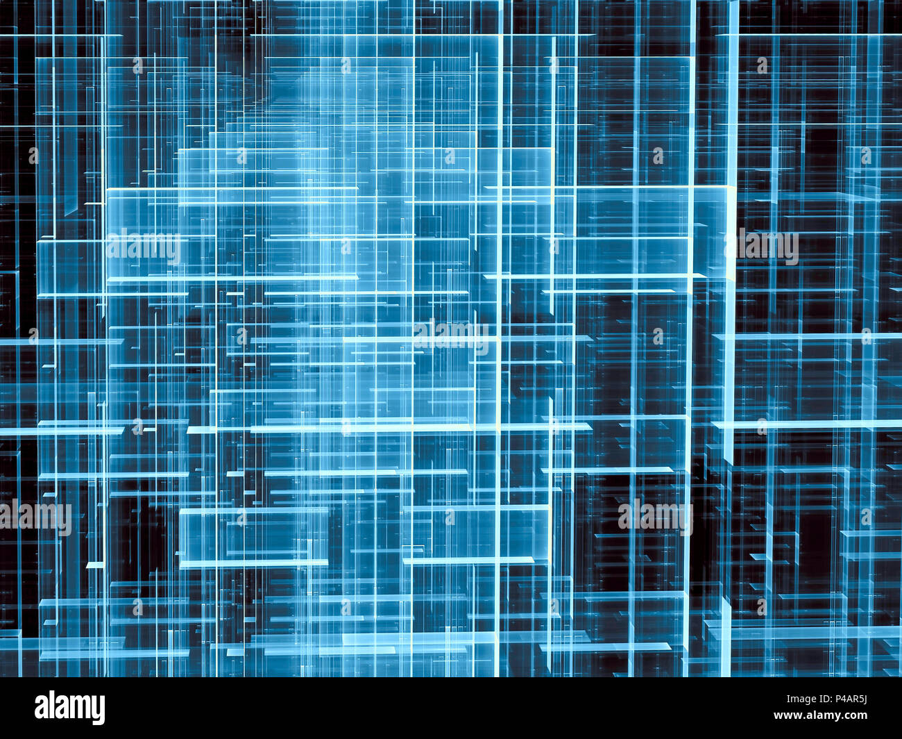 Technology background - abstract computer-generated image. Fractal ...