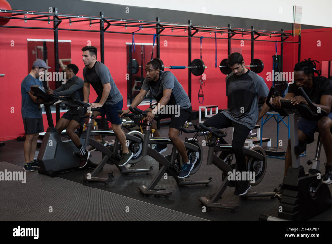 Exercise bikes hi-res stock photography and images - Alamy