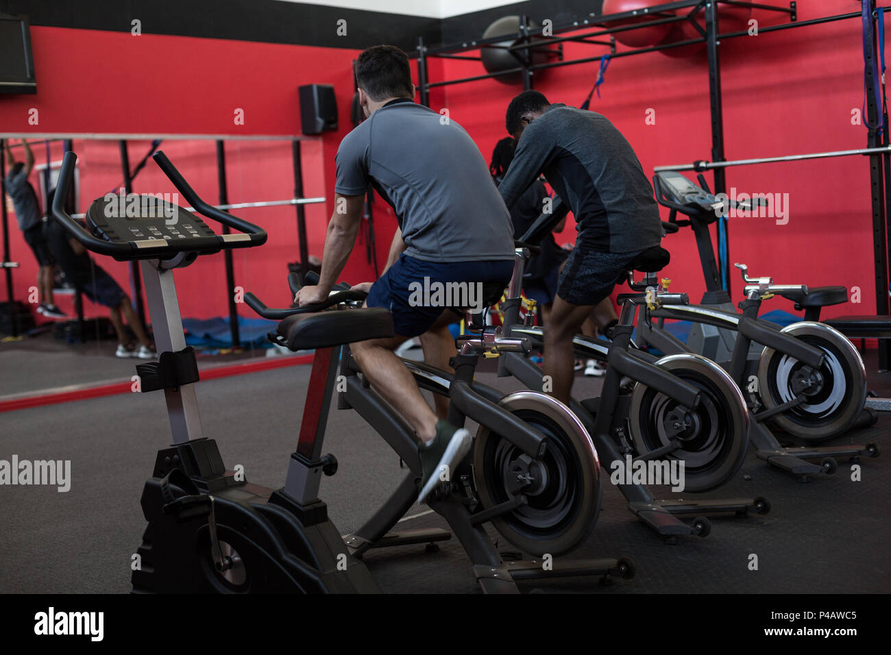 Exercise bikes hi-res stock photography and images - Alamy