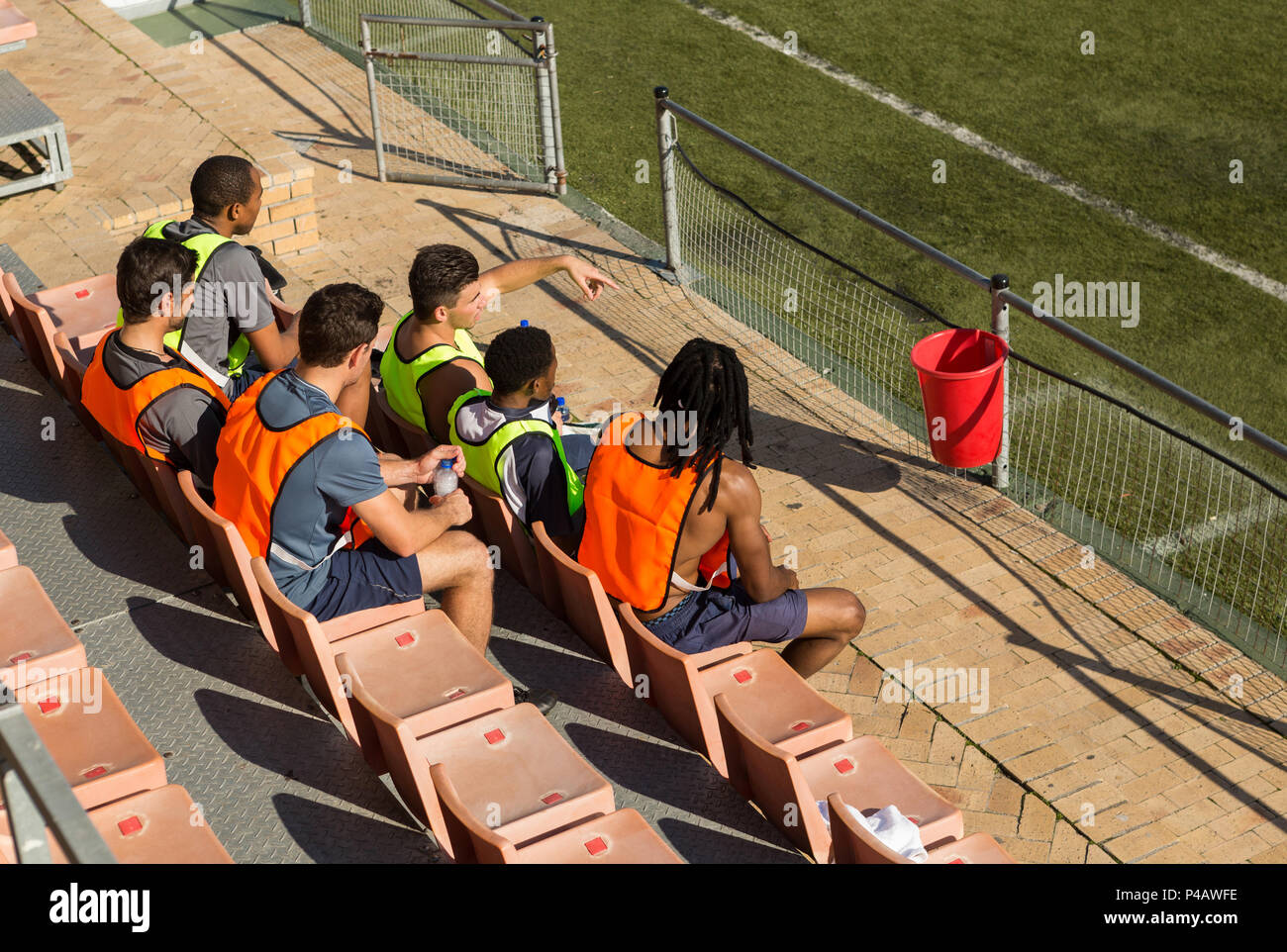 Sitting dugout football hi-res stock photography and images - Alamy