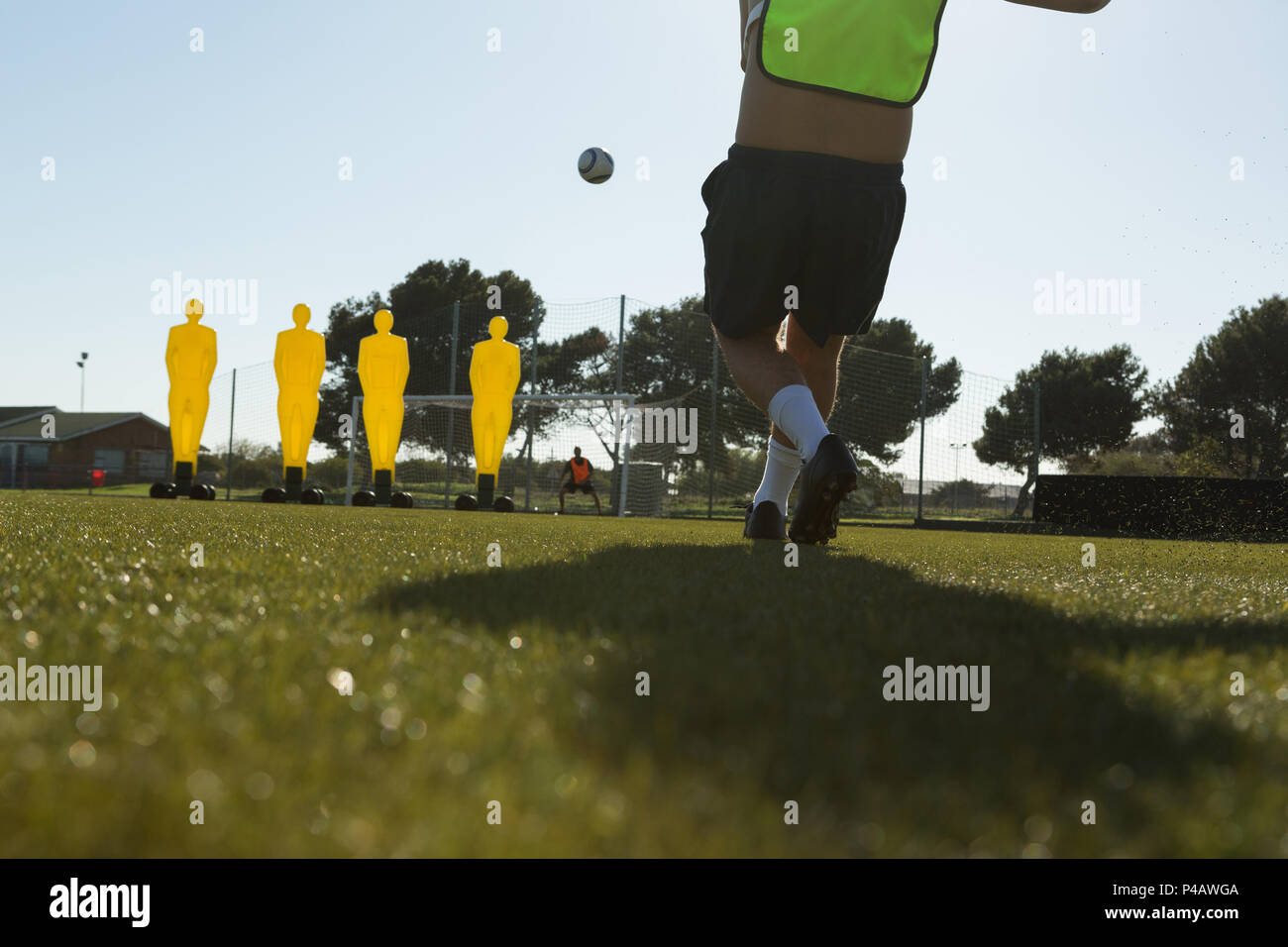 Soccer kicking goal hi-res stock photography and images - Alamy