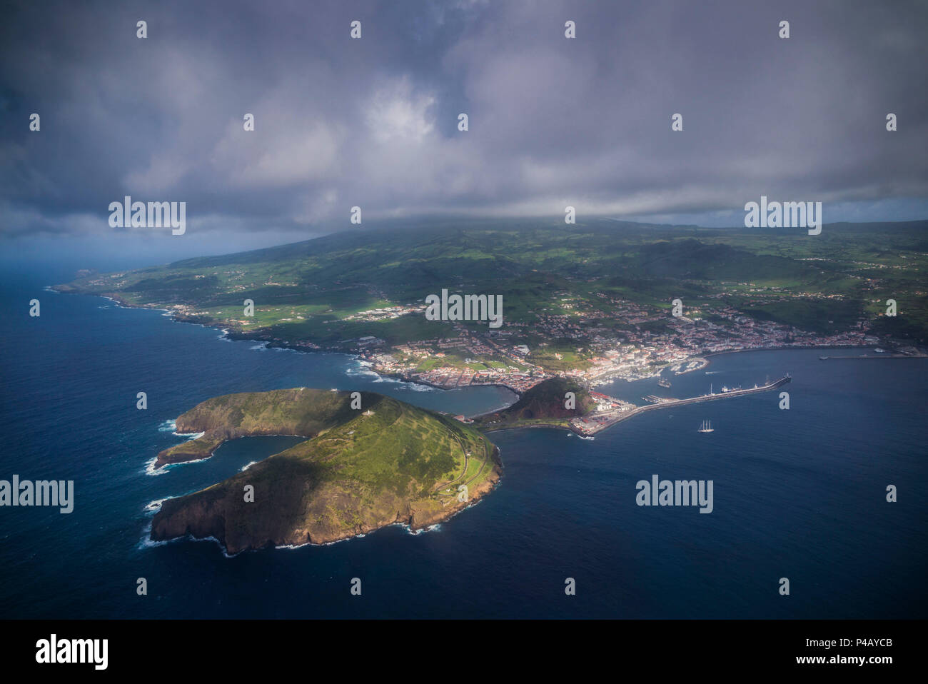 Azores islands aerial faial hi-res stock photography and images - Alamy