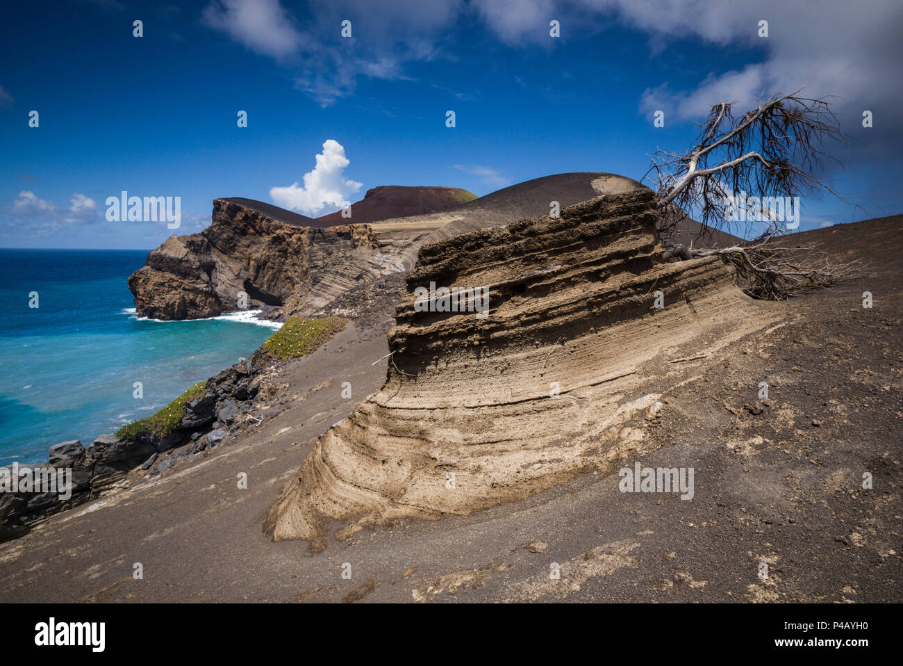 Portugal, Azores, Faial Island, Capelinhos, Capelinhos Volcanic ...