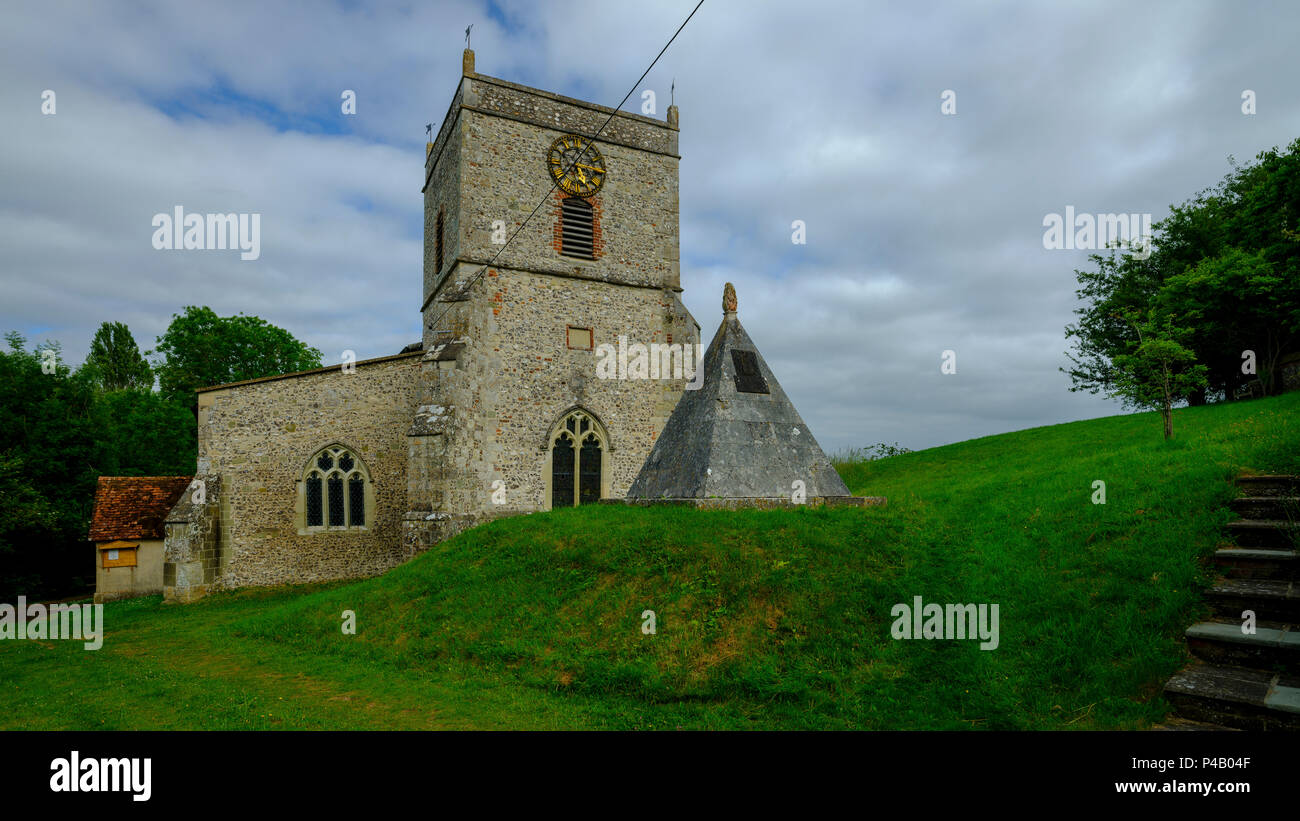St Andrews Church in Nether Wallop - often described as the prettiest ...